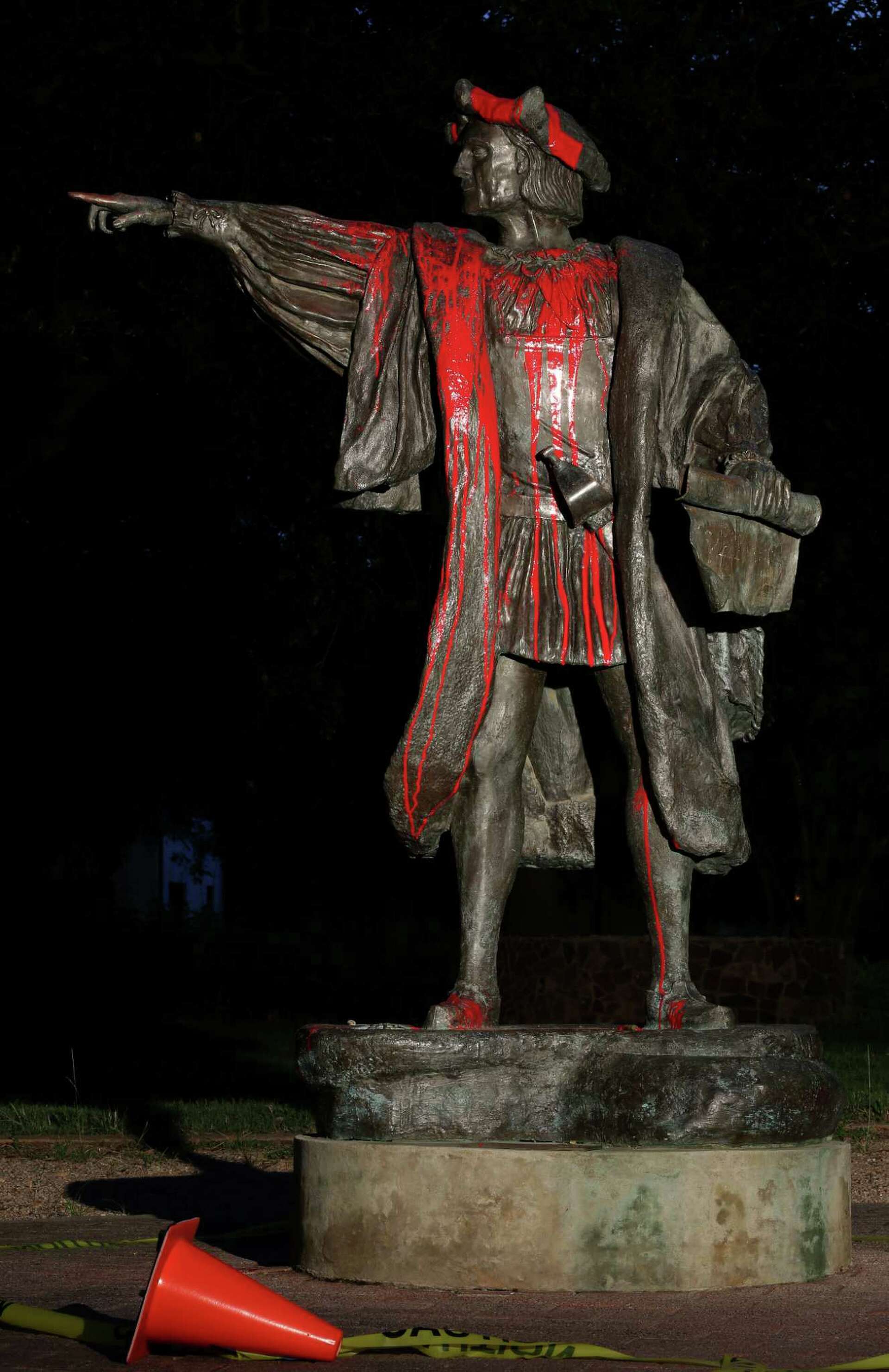 MLK, Christopher Columbus statues vandalized in Houston parks