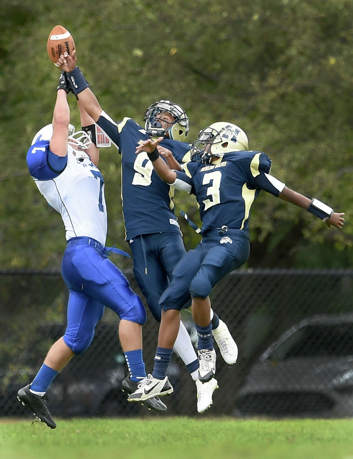 PHOTOS of Hyde Leadership Academy Football vs. Lewis Mills H.S.