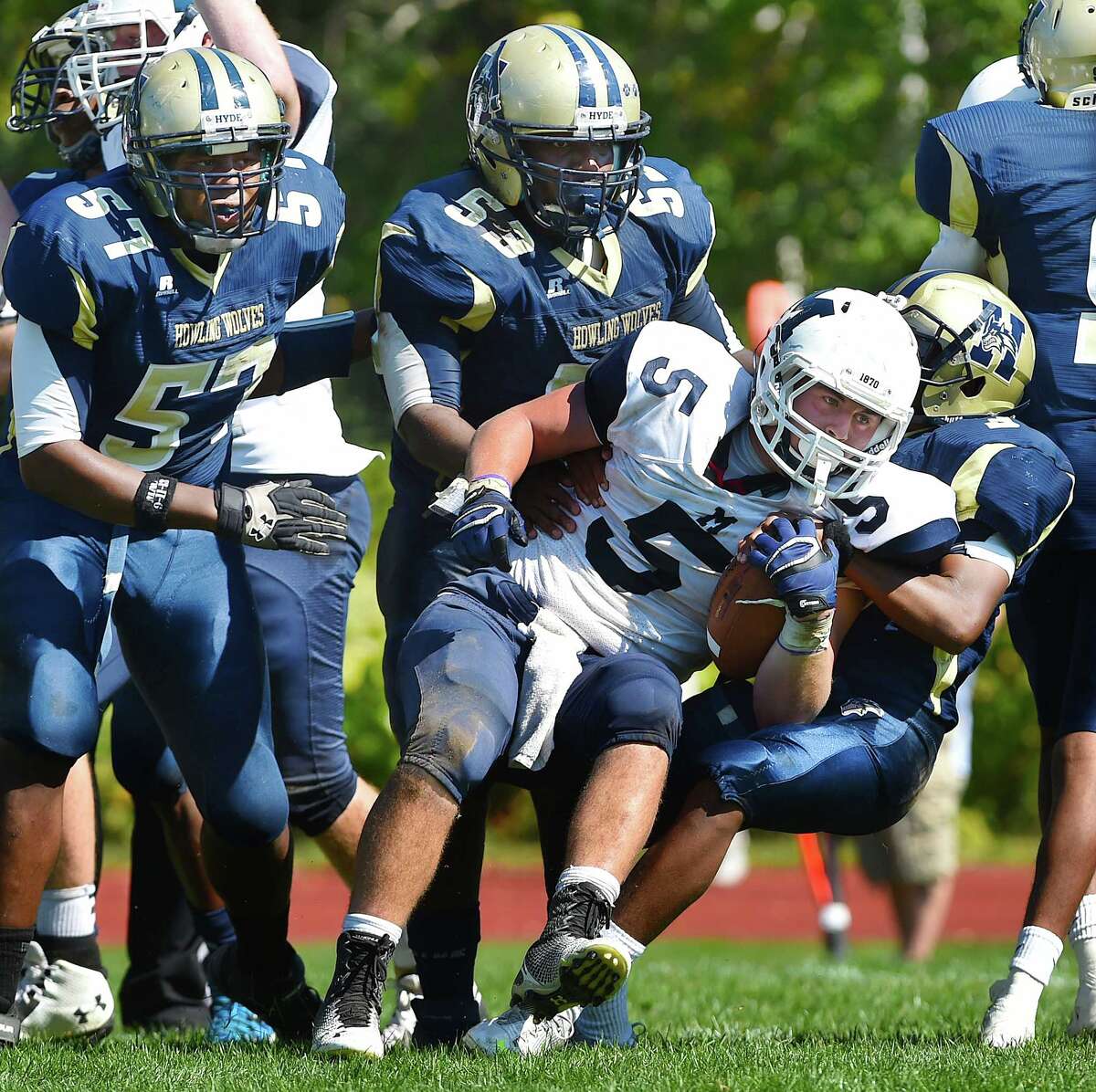 Photos: Morgan def. Hyde Leadership, 41-21