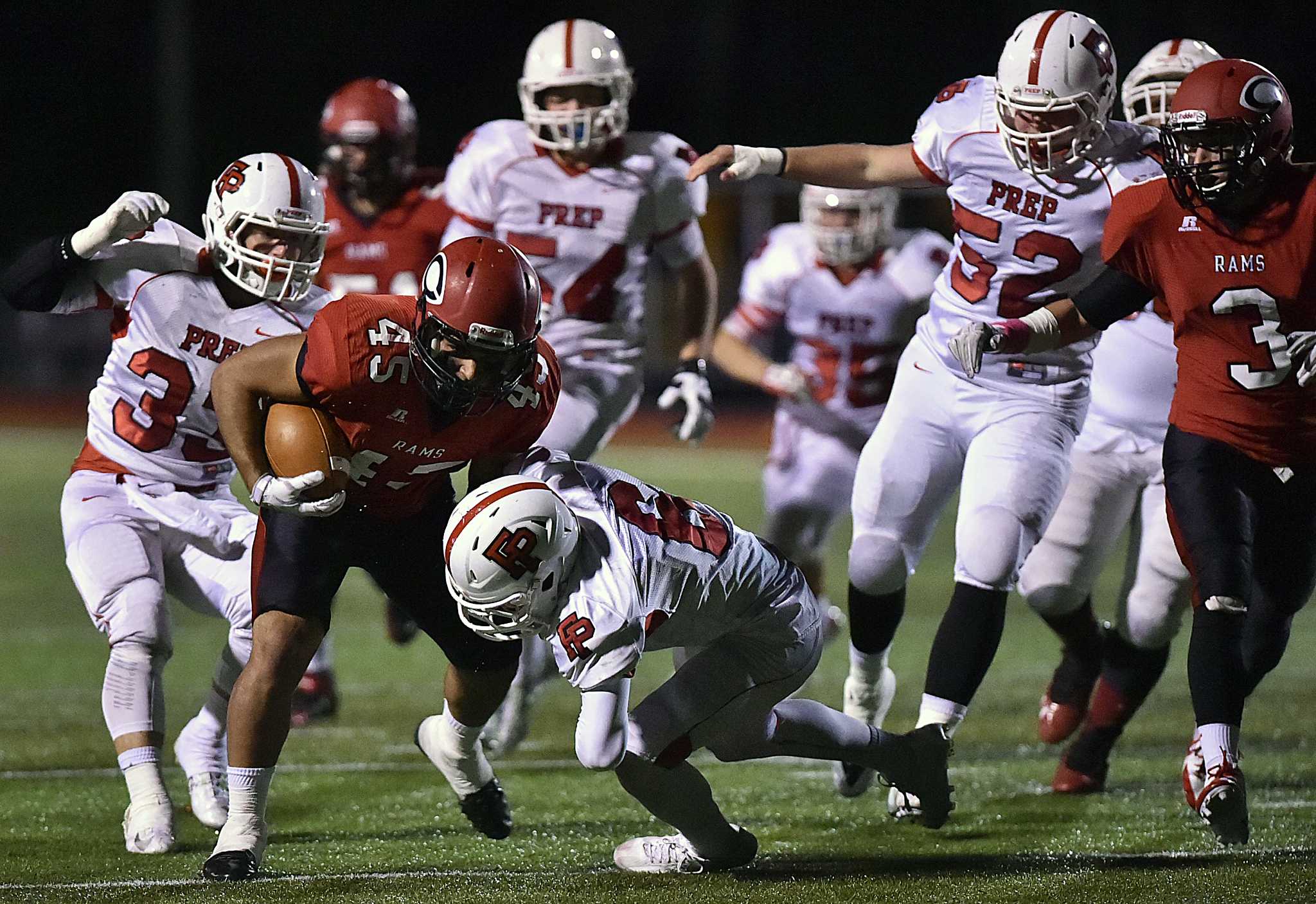 PHOTOS: Fairfield Prep defeats Cheshire, 51-28, in football action
