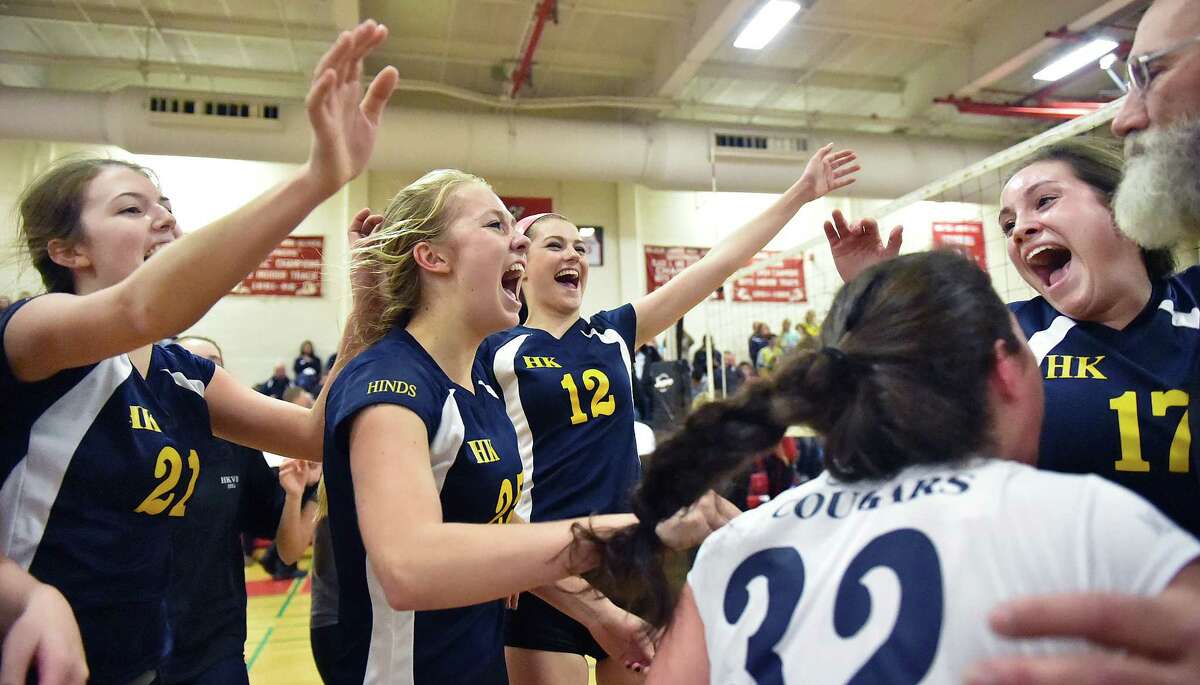 PHOTOS: H-K defeats Morgan, 3-1, in SLC Volleyball Championship