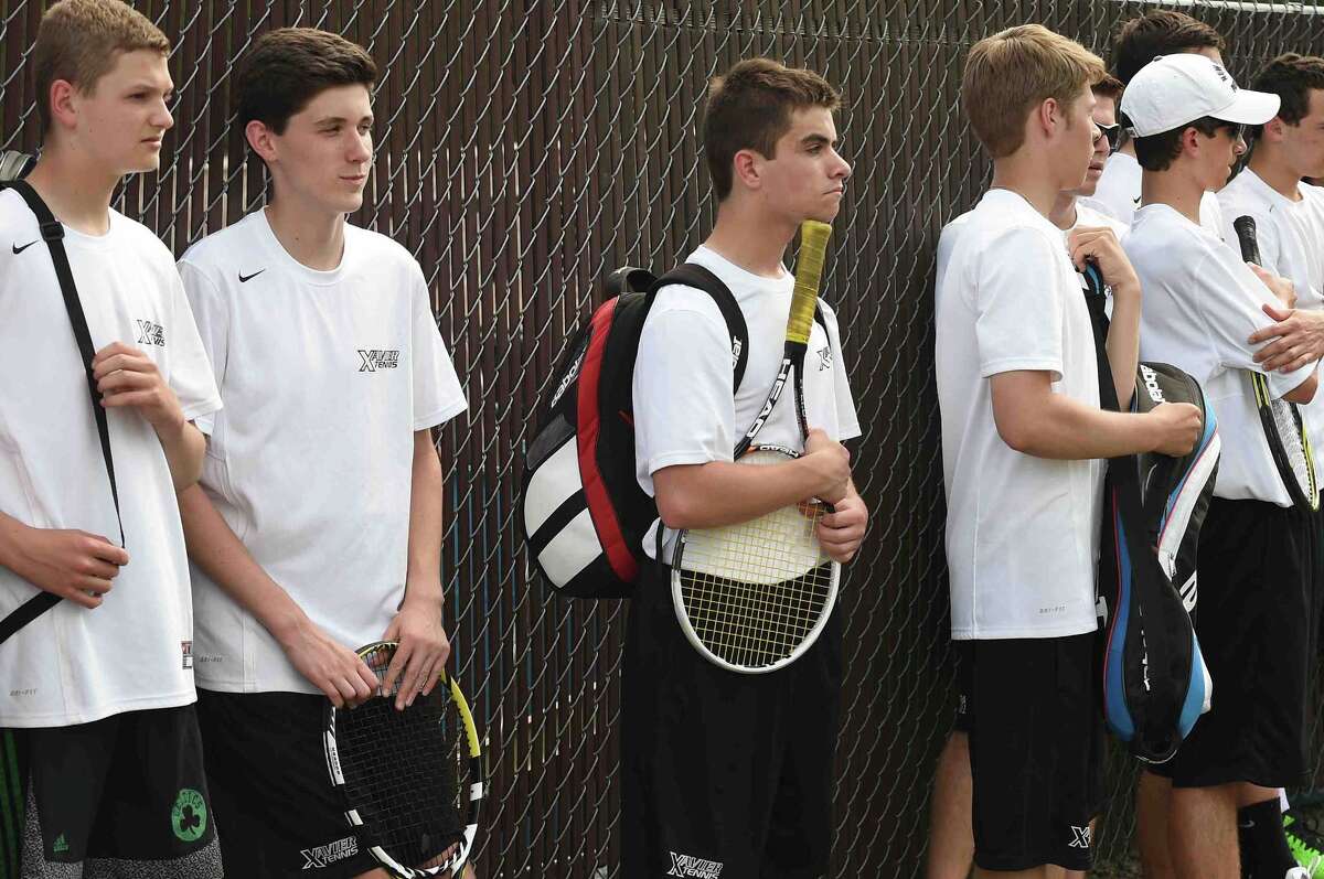 PHOTOS: Amity's Jason Seidman vs. Xavier's Rich Ciamarra in boys tennis