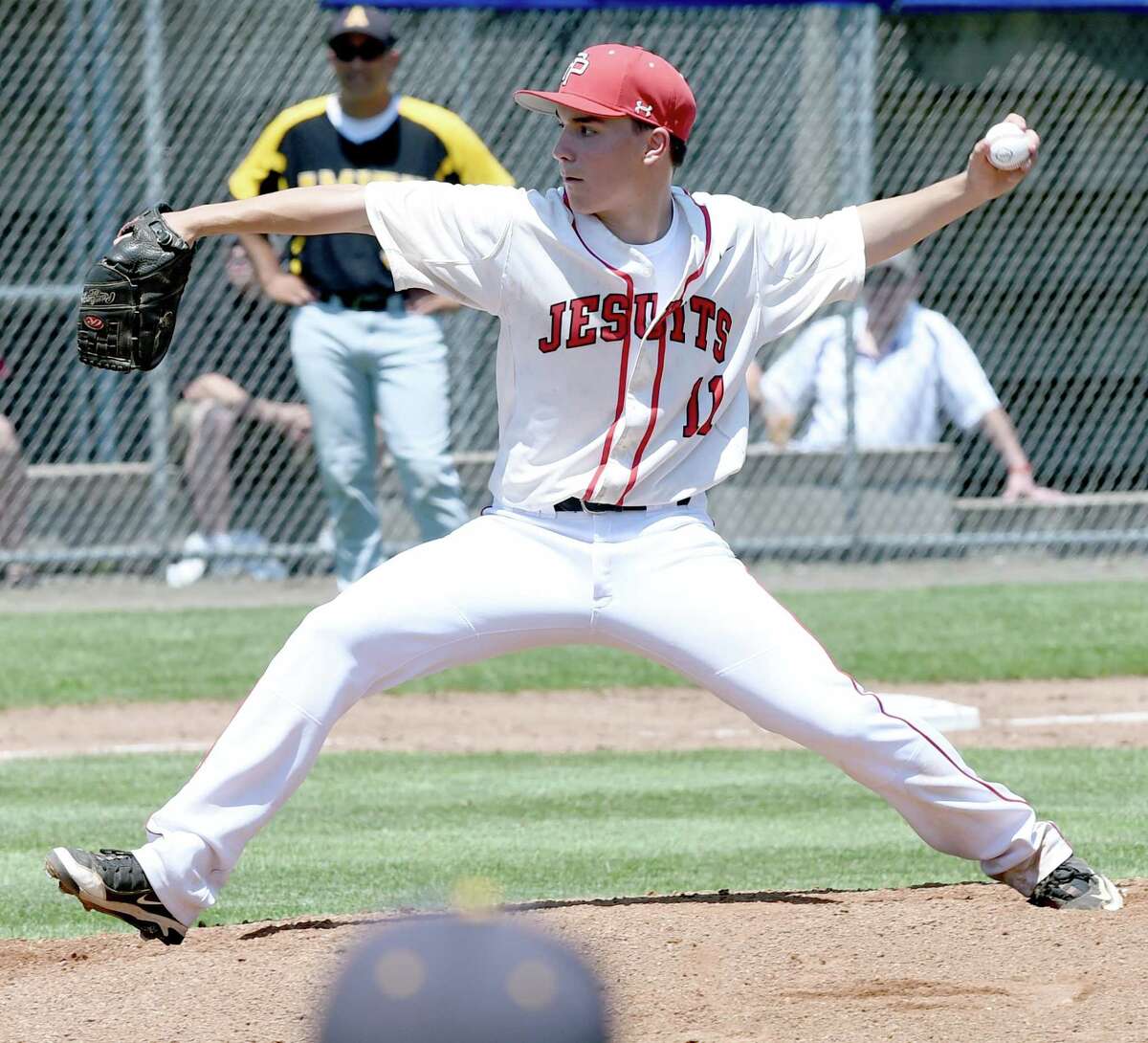 Photos of Amity defeating Fairfield Prep 14-6 in the SCC Baseball ...
