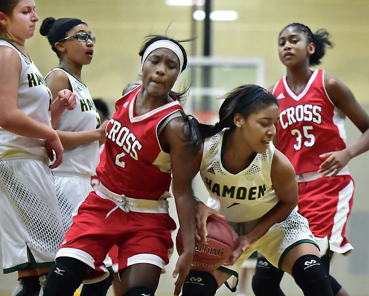 PHOTOS: Girls Basketball: Wilbur Cross vs. Hamden