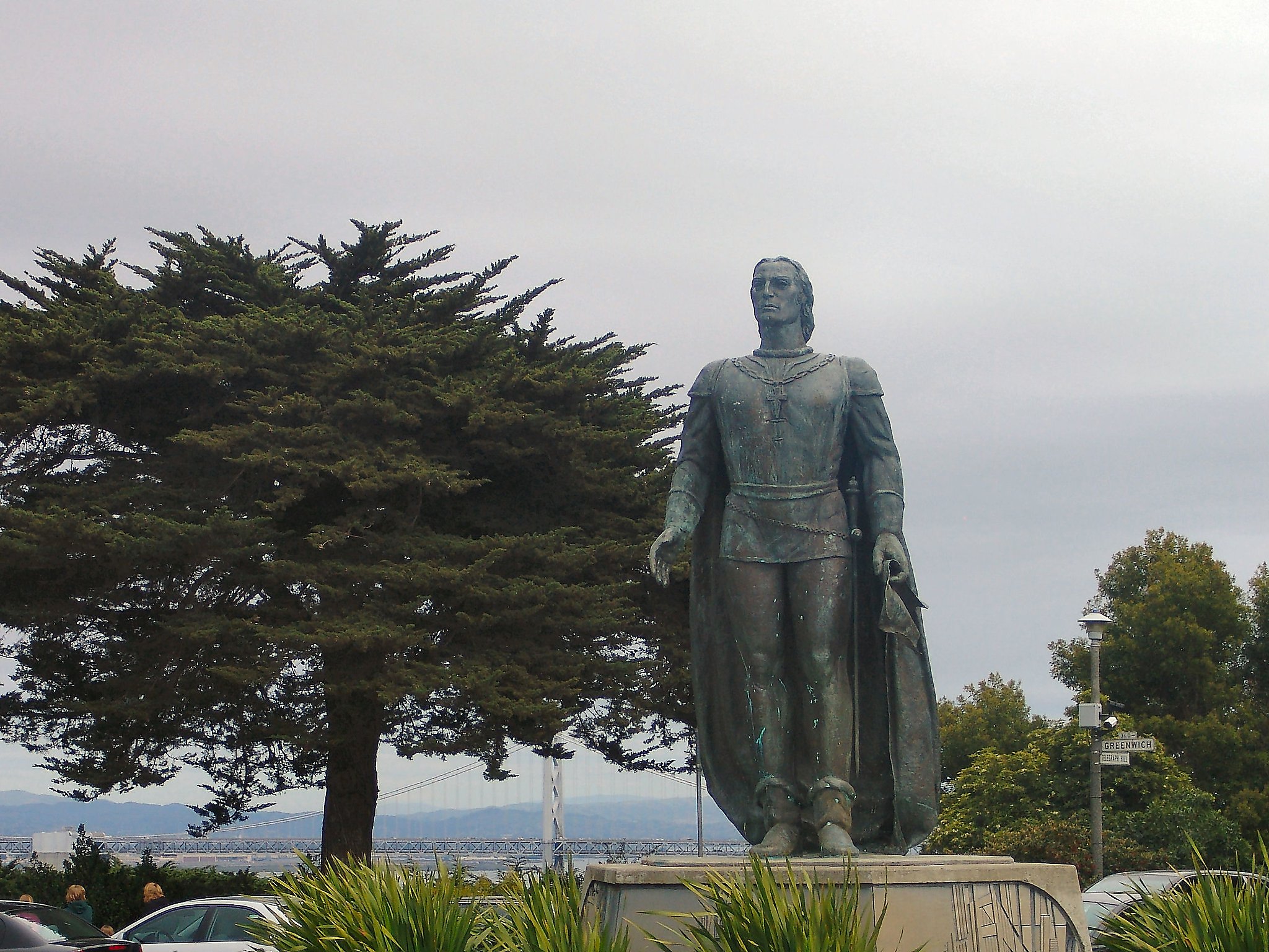 Christopher Columbus statue is quietly removed from Pioneer Park