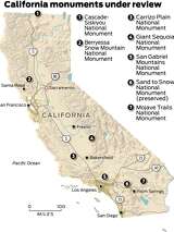 Trump review puts 5 California monuments at risk