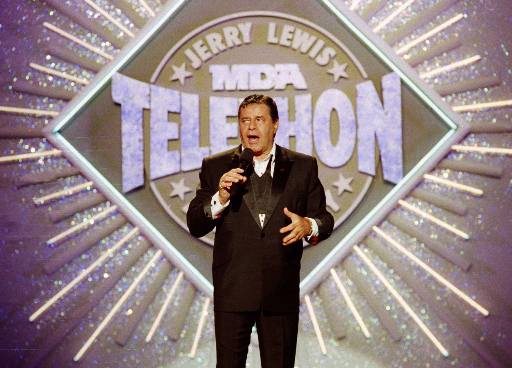 Jerry Lewis, comic, actor, telethon host