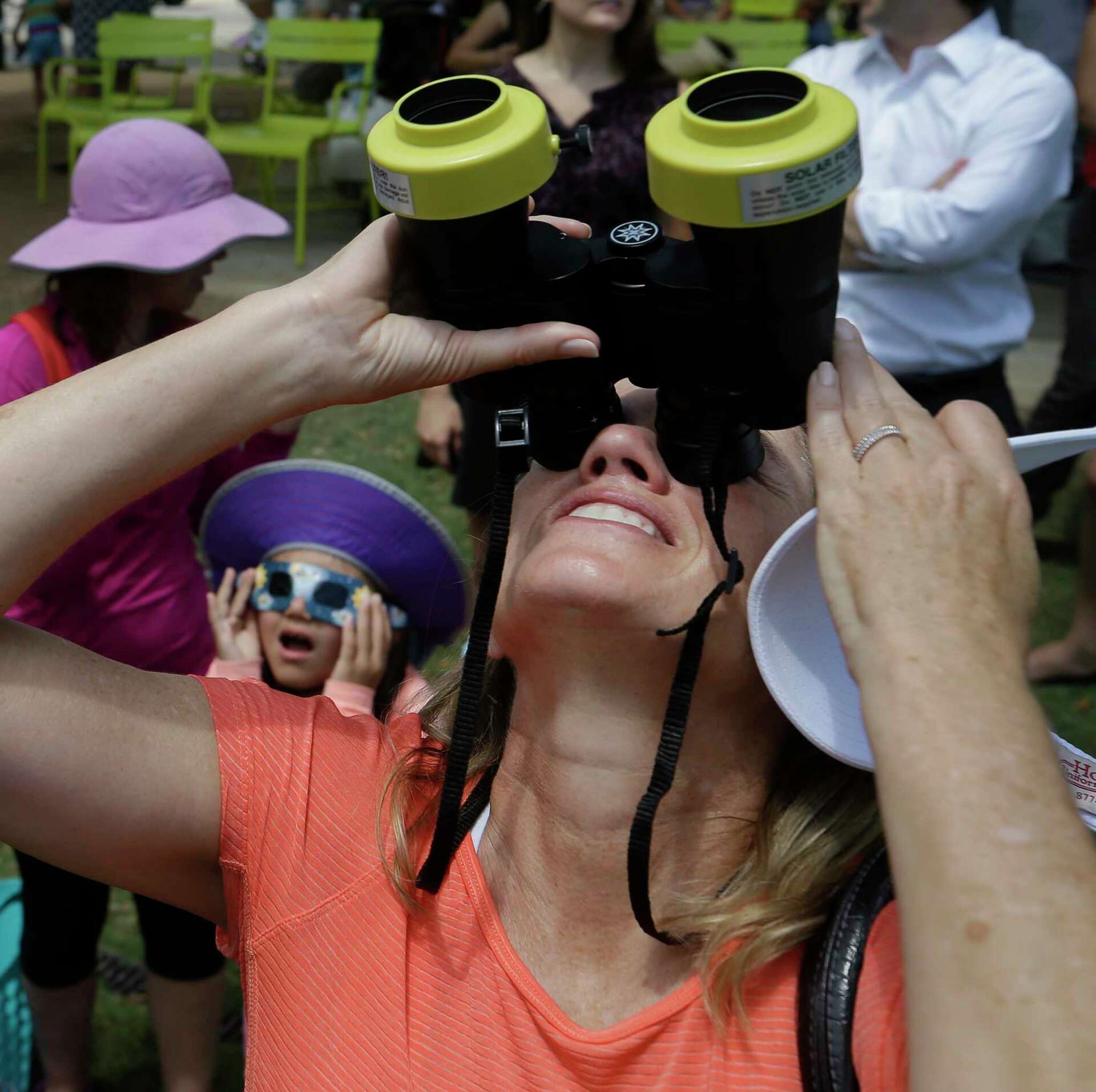 Houston takes in great American solar eclipse
