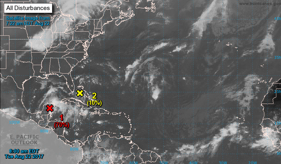 Remnants of Tropical Storm Harvey may slam Houston later this week
