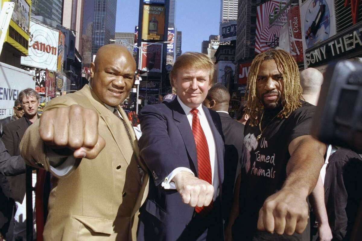 George Foreman calls Donald Trump critics 'sore losers'