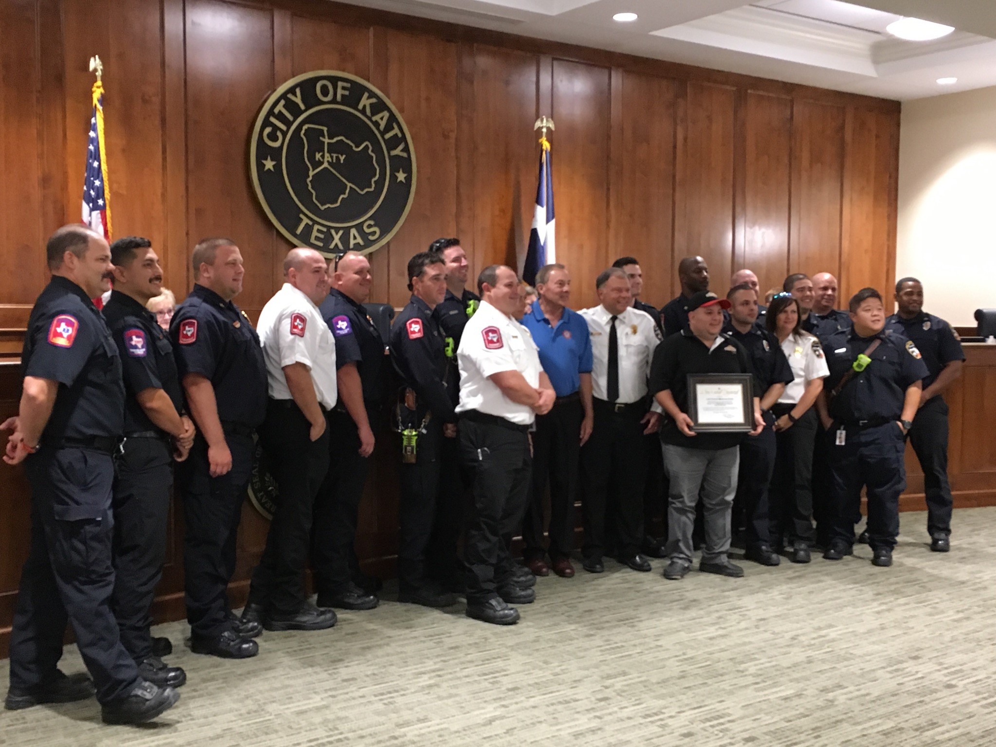 Katy Fire Department receives thanks, praise for its actions