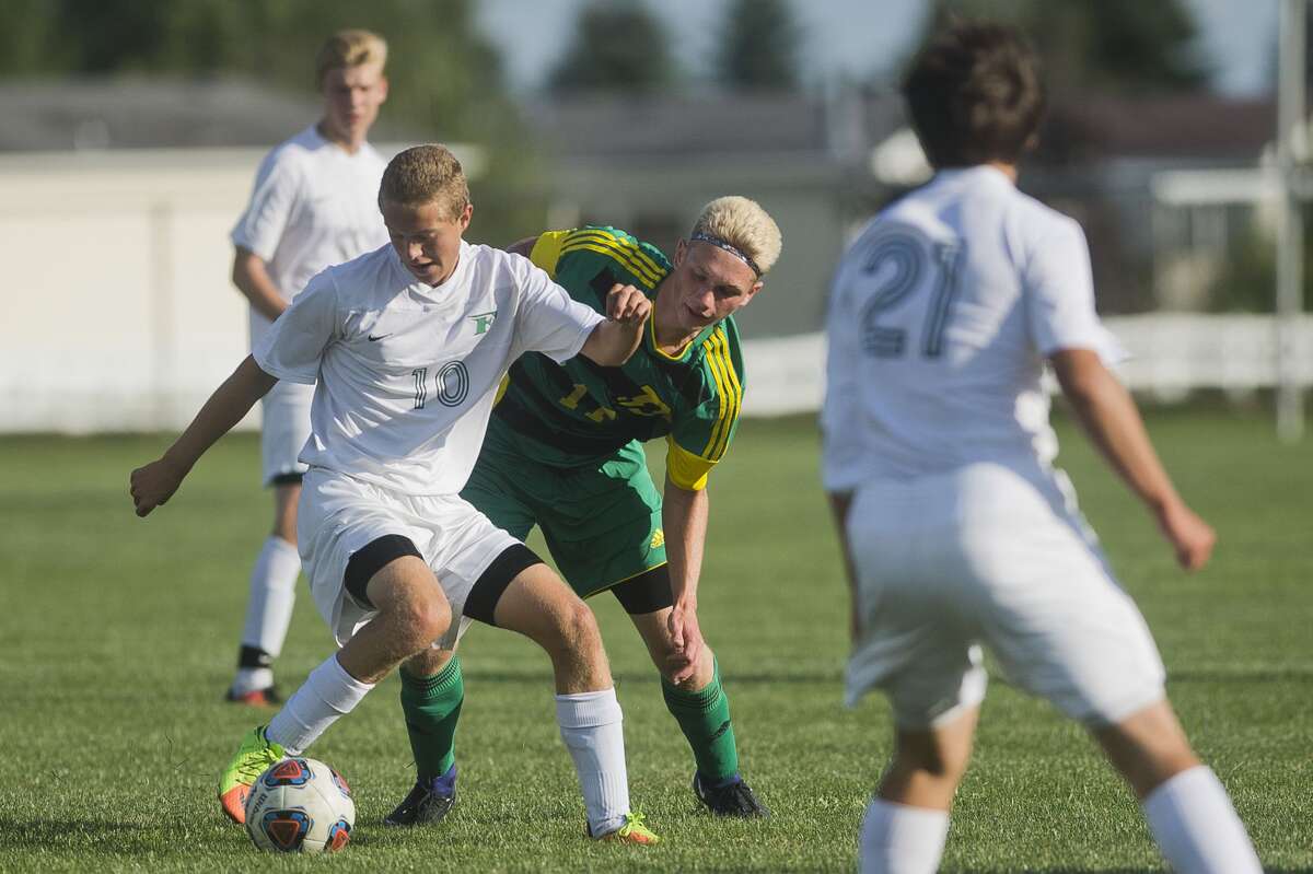 Midland Dow vs. Freeland soccer - August 22, 2017