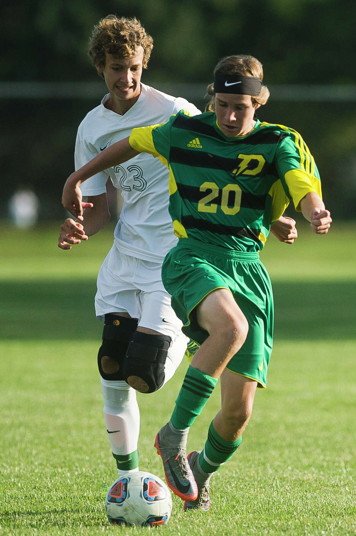 Midland Dow vs. Freeland soccer - August 22, 2017