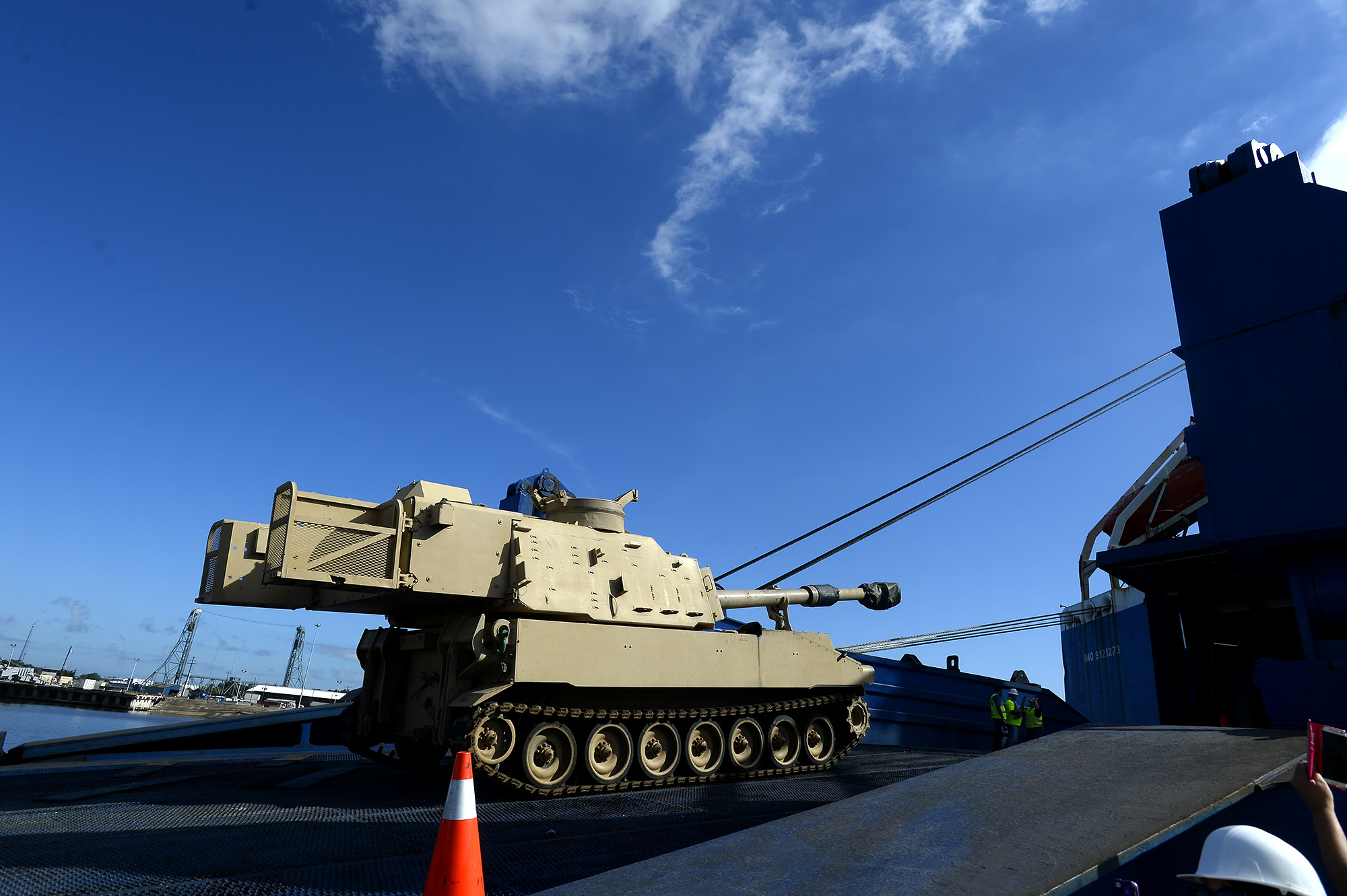 2,500 army vehicles shipped from Beaumont