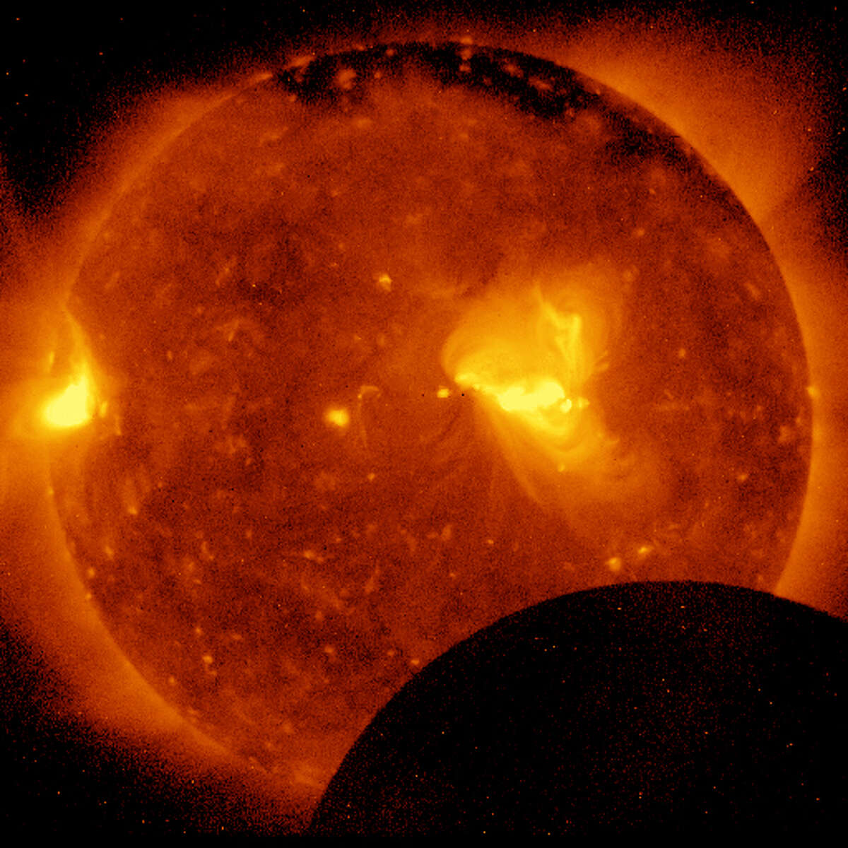 See the eclipse like never before – from space