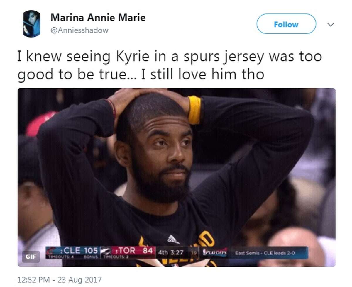 Spurs didn't get Kyrie Irving, but at least fans have the memes