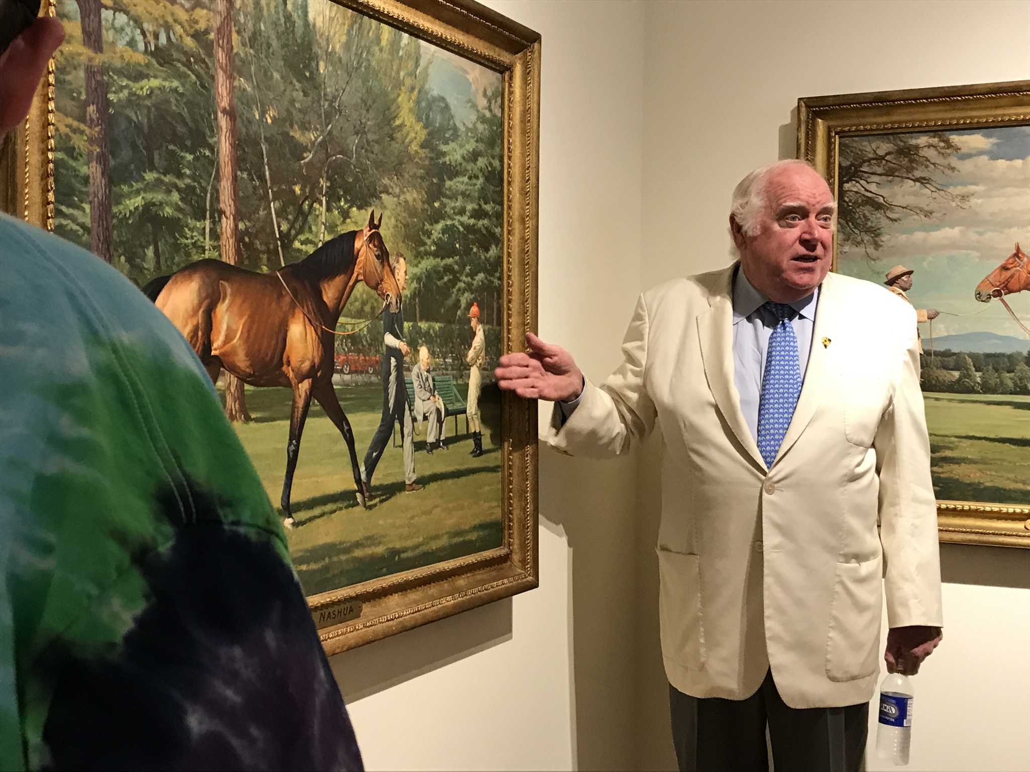 Former track announcer Tom Durkin shares stories at museum