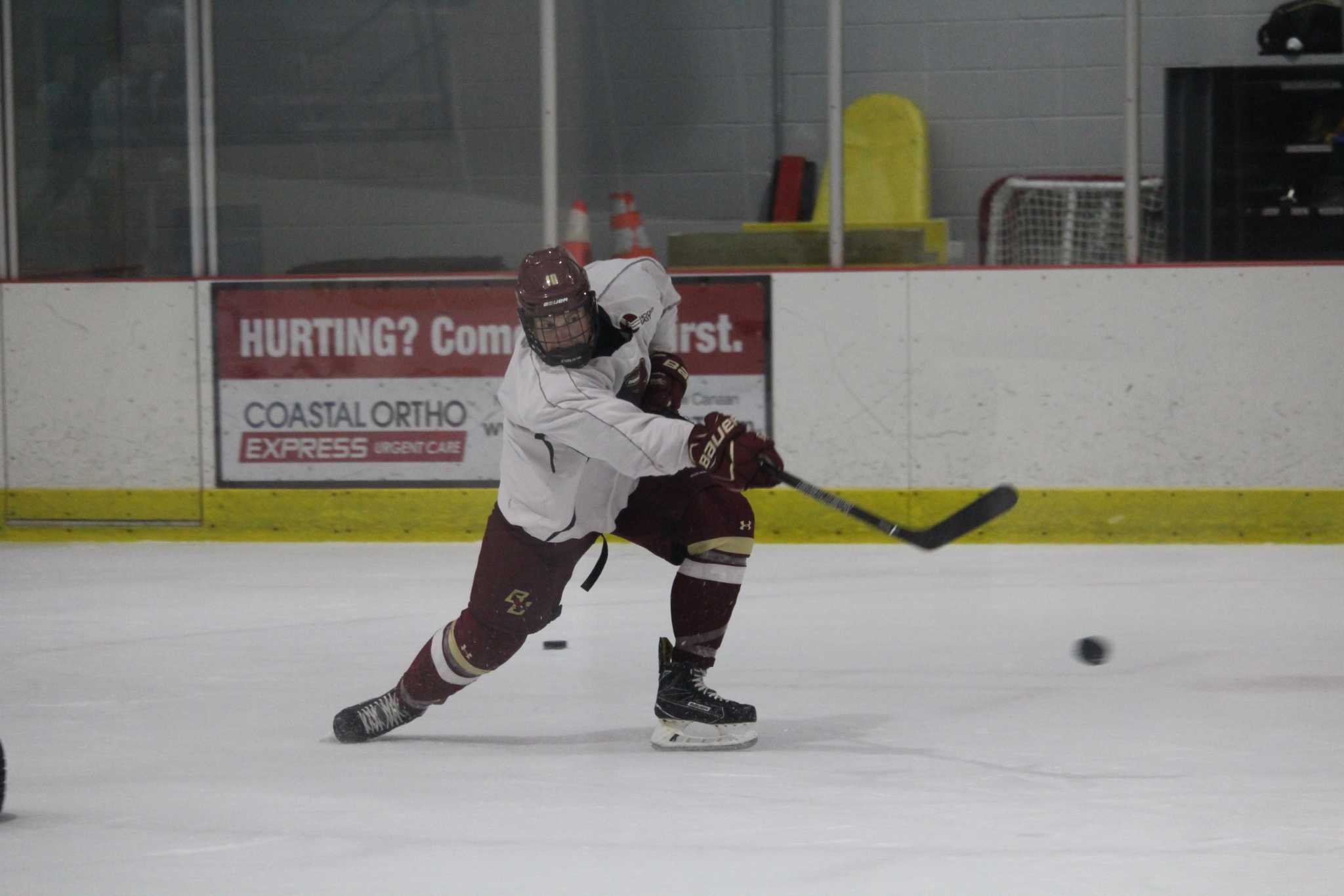 Chris Gragnano trains professionals at Darien Ice Rink