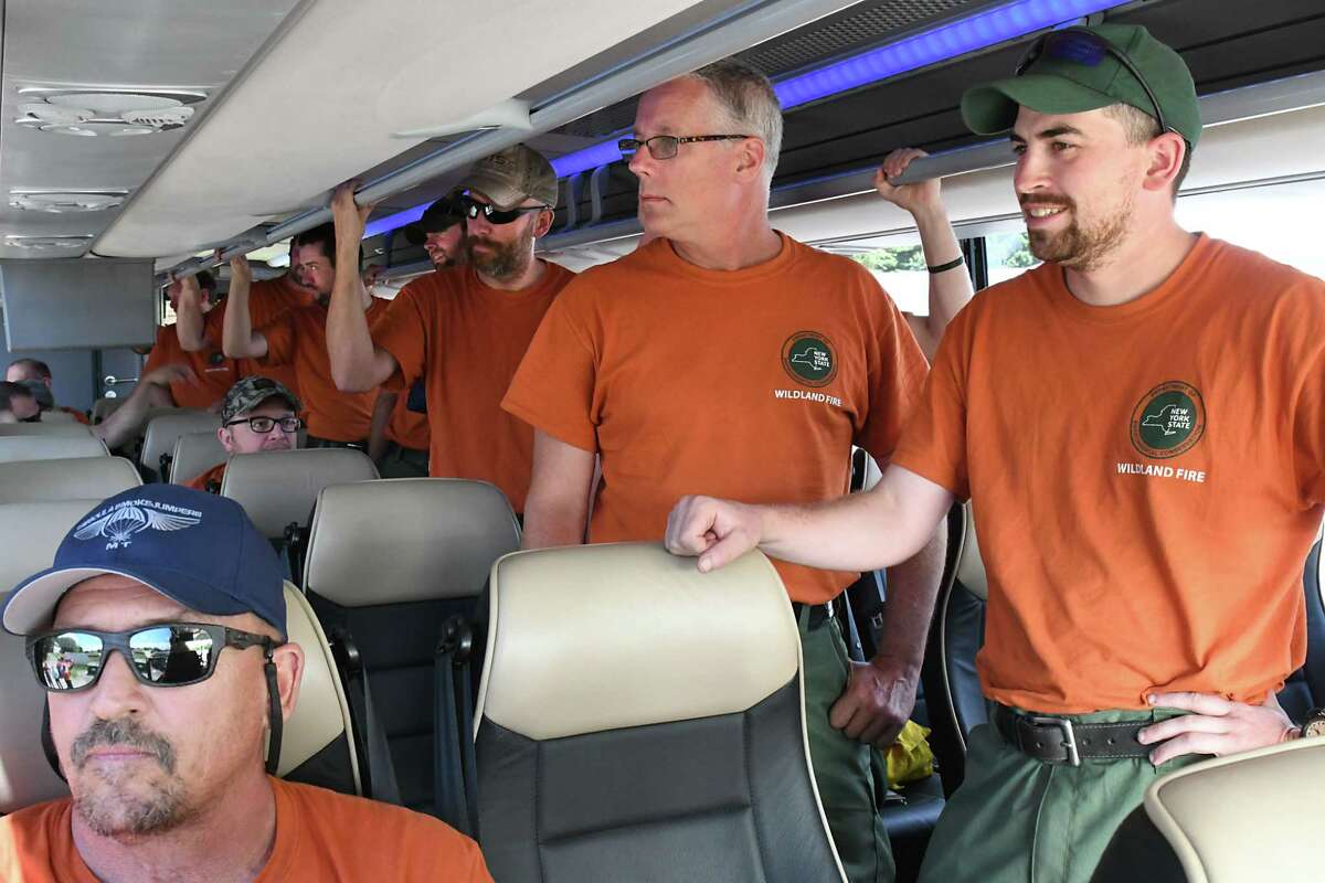 Fire crew back from Montana