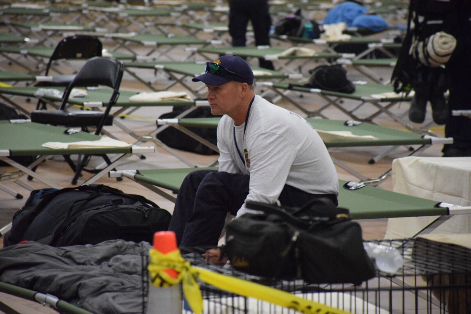 First responders set up Hurricane Harvey command center at AT&T Center