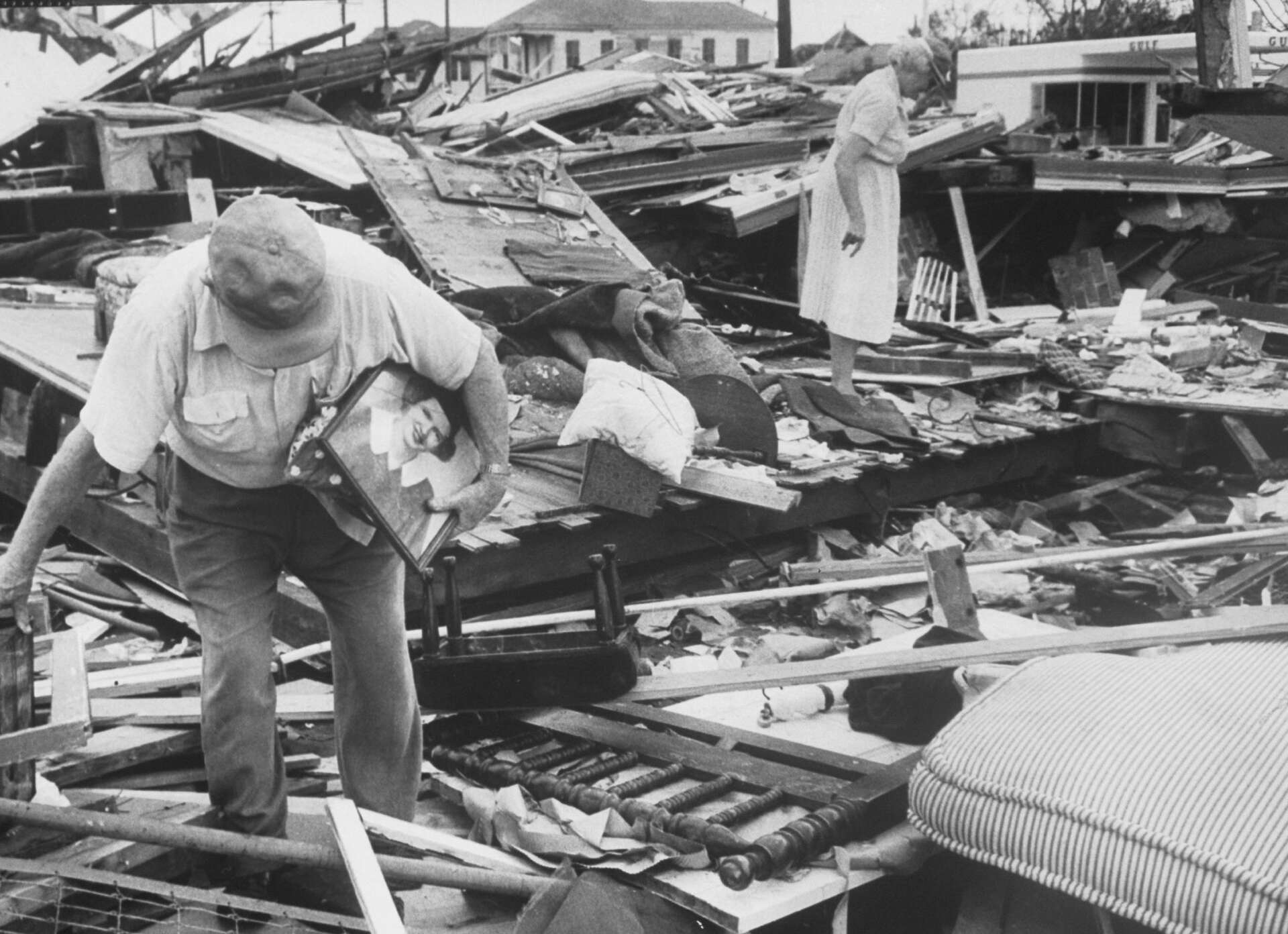 Mighty Hurricane Carla battered the Texas Gulf Coast in 1961