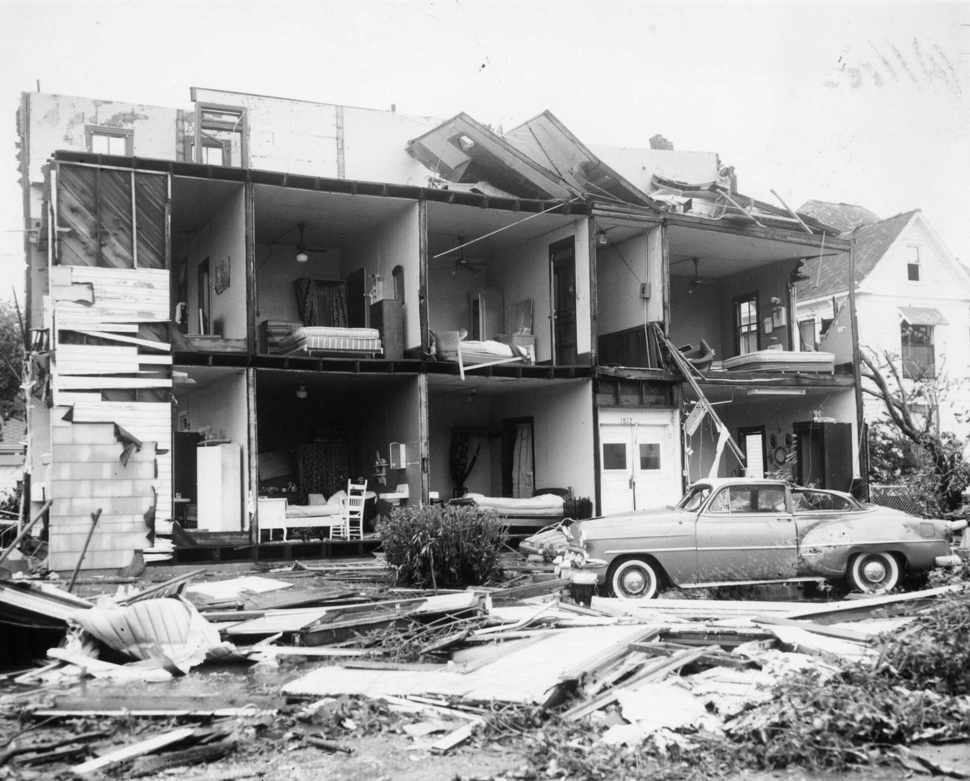 Mighty Hurricane Carla battered the Texas Gulf Coast in 1961