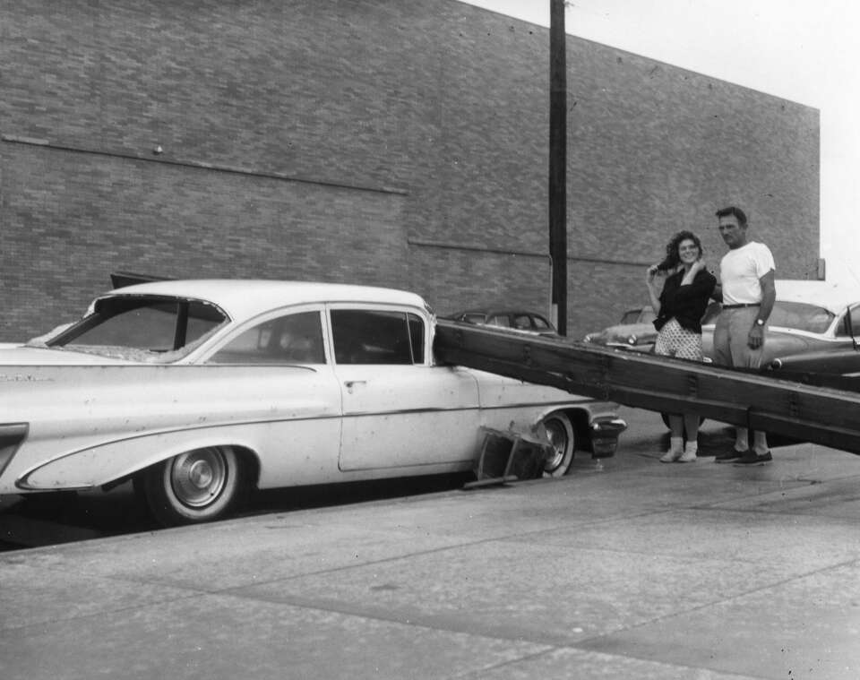 Mighty Hurricane Carla battered the Texas Gulf Coast in 1961