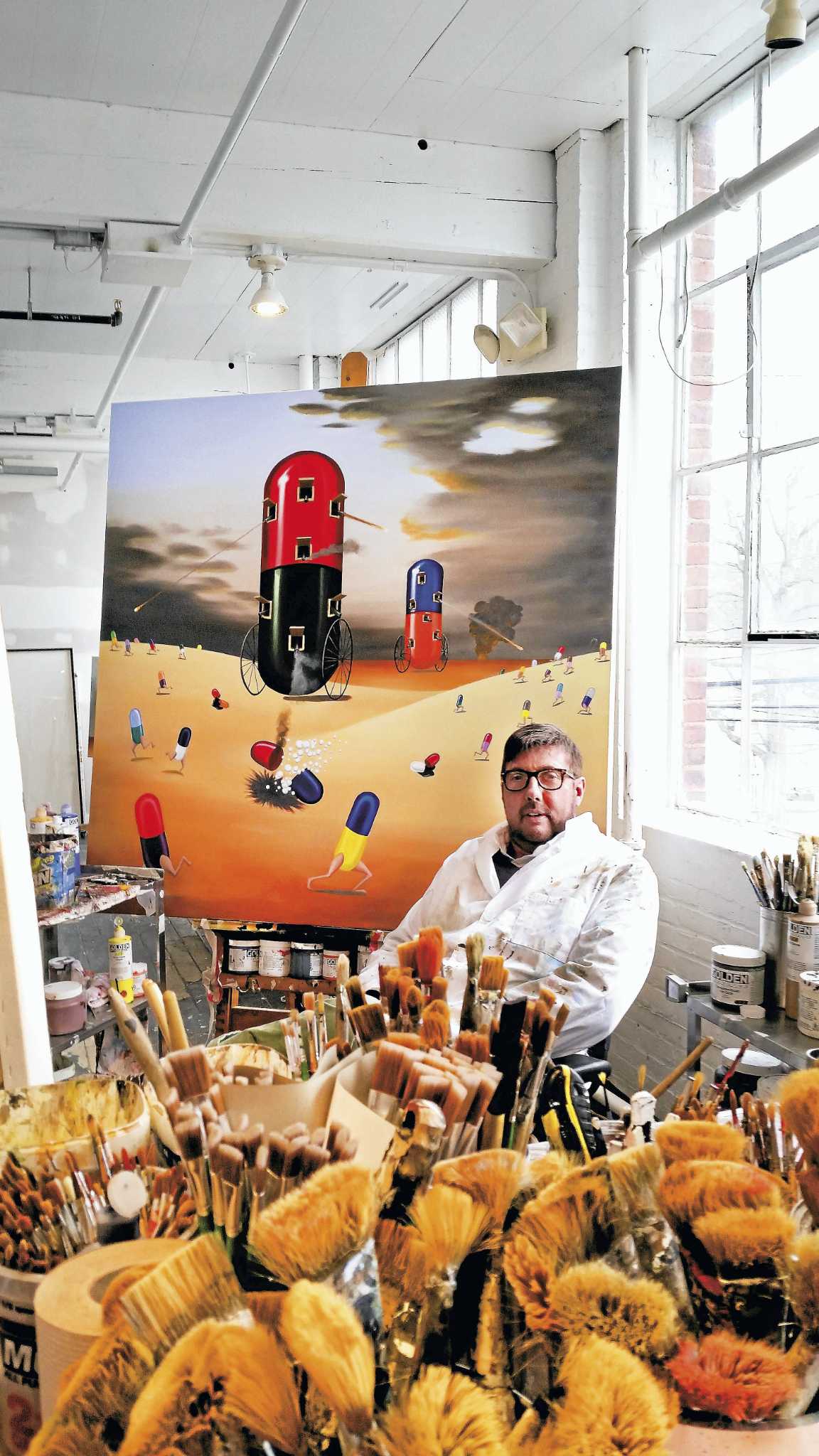 Pop surrealist Robert Deyber masters realism, commits visual mischief