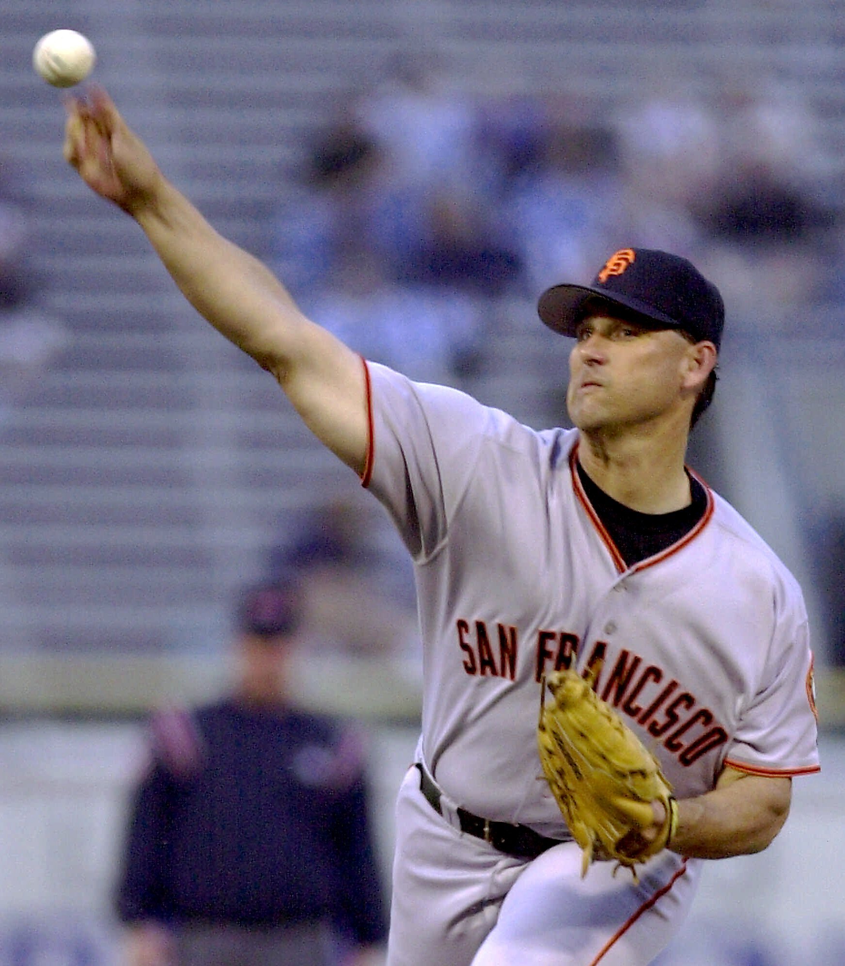 Giants coach Mark Gardner can feel Dodger pitcher Rich Hill’s pain