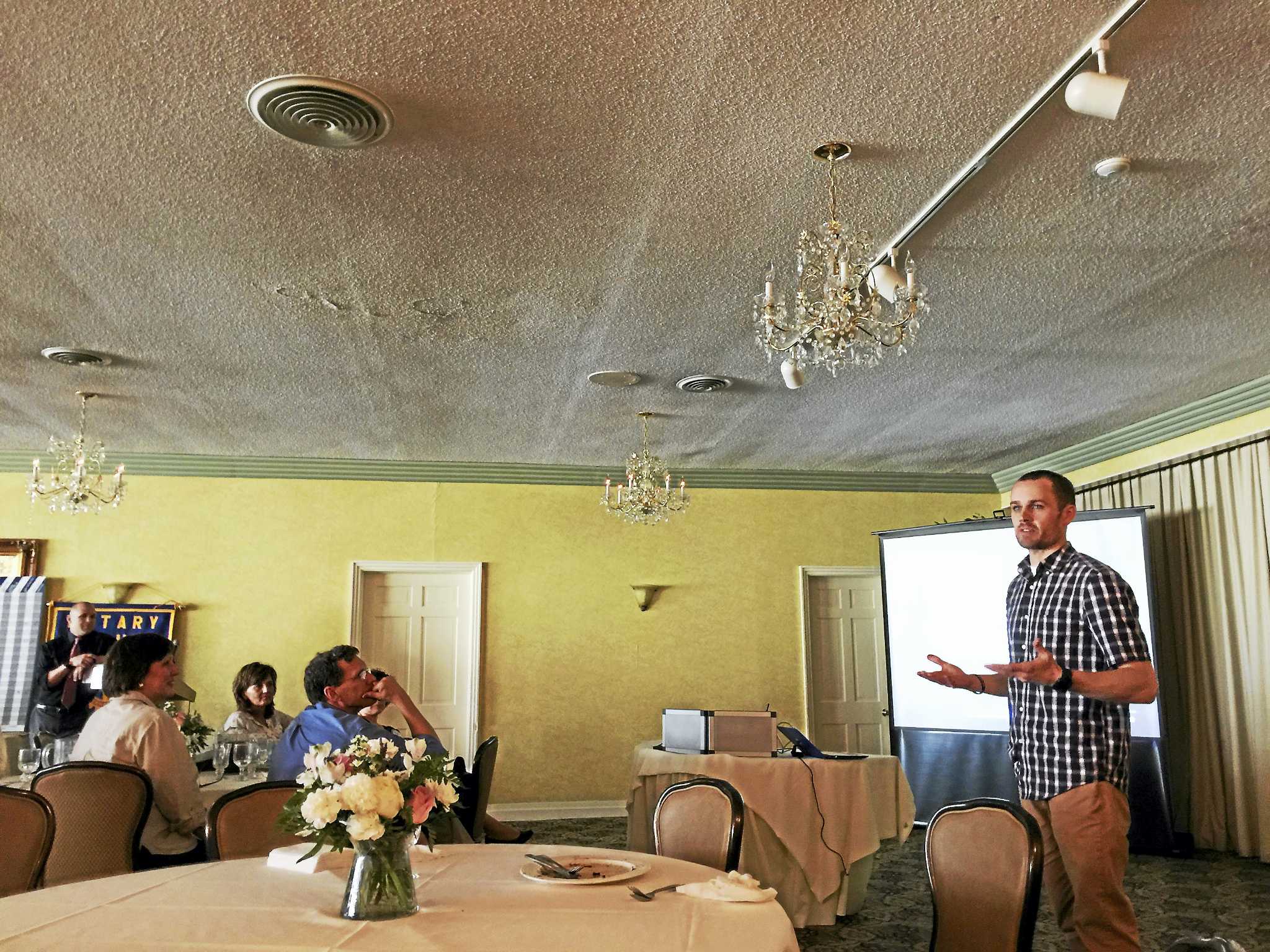 Torrington-Winsted Rotary Club hosts Marine Noah Cass