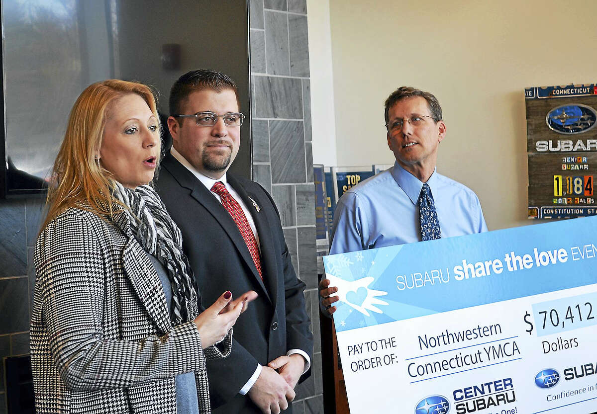 Torrington’s Center Subaru donates $70K to Northwest CT YMCA