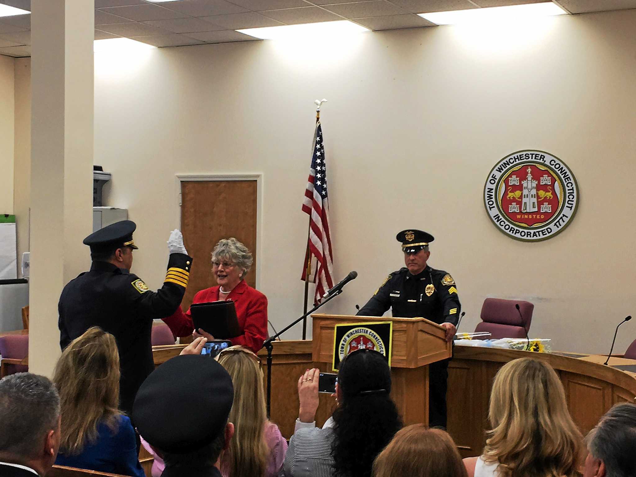 William Fitzgerald sworn in as new police chief in Winsted