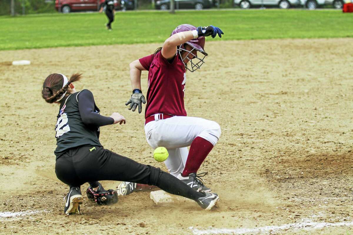 Torrington softball wins a wild one against Woodland