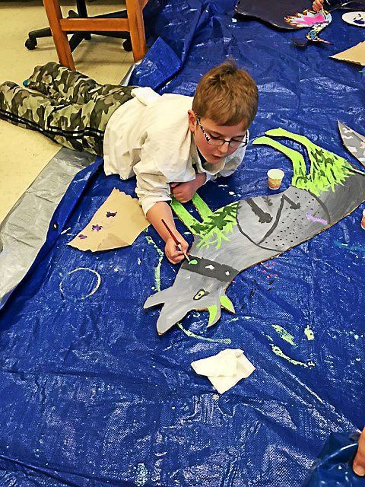 Danielle Mailer Mentors Warren Students in Her Artistic Style