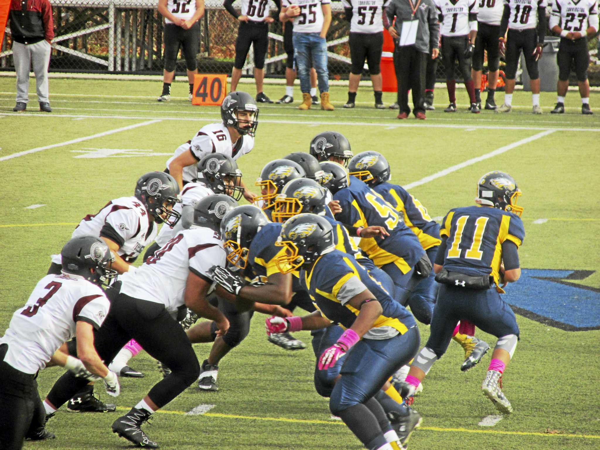 Torrington football hangs on for a win over Kennedy