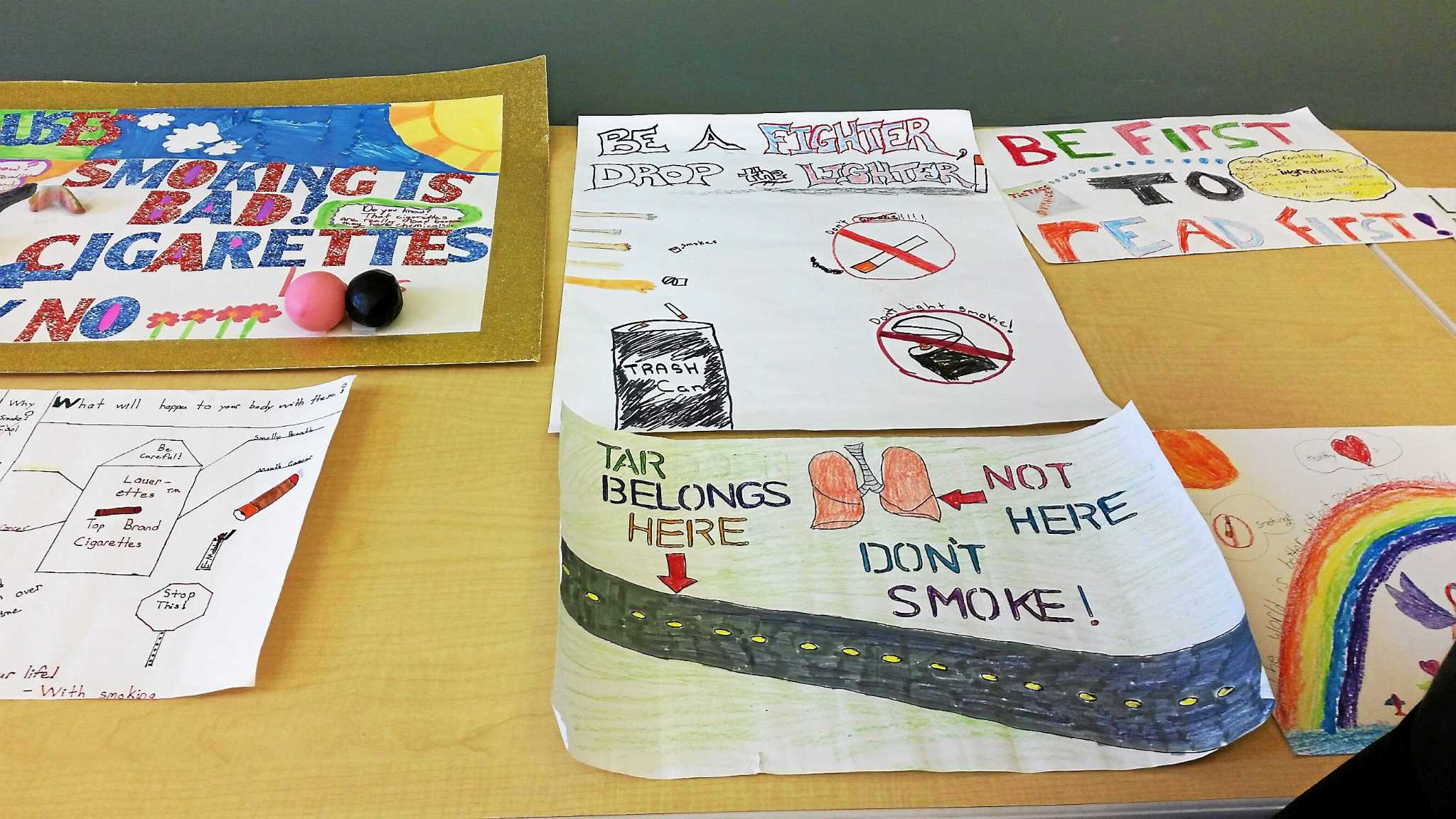 Torrington Tar Wars posters deliver students’ anti-smoking message