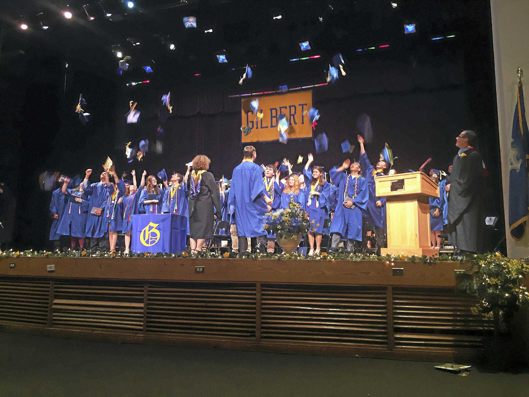 The Gilbert School's Class of 2016 celebrates graduation