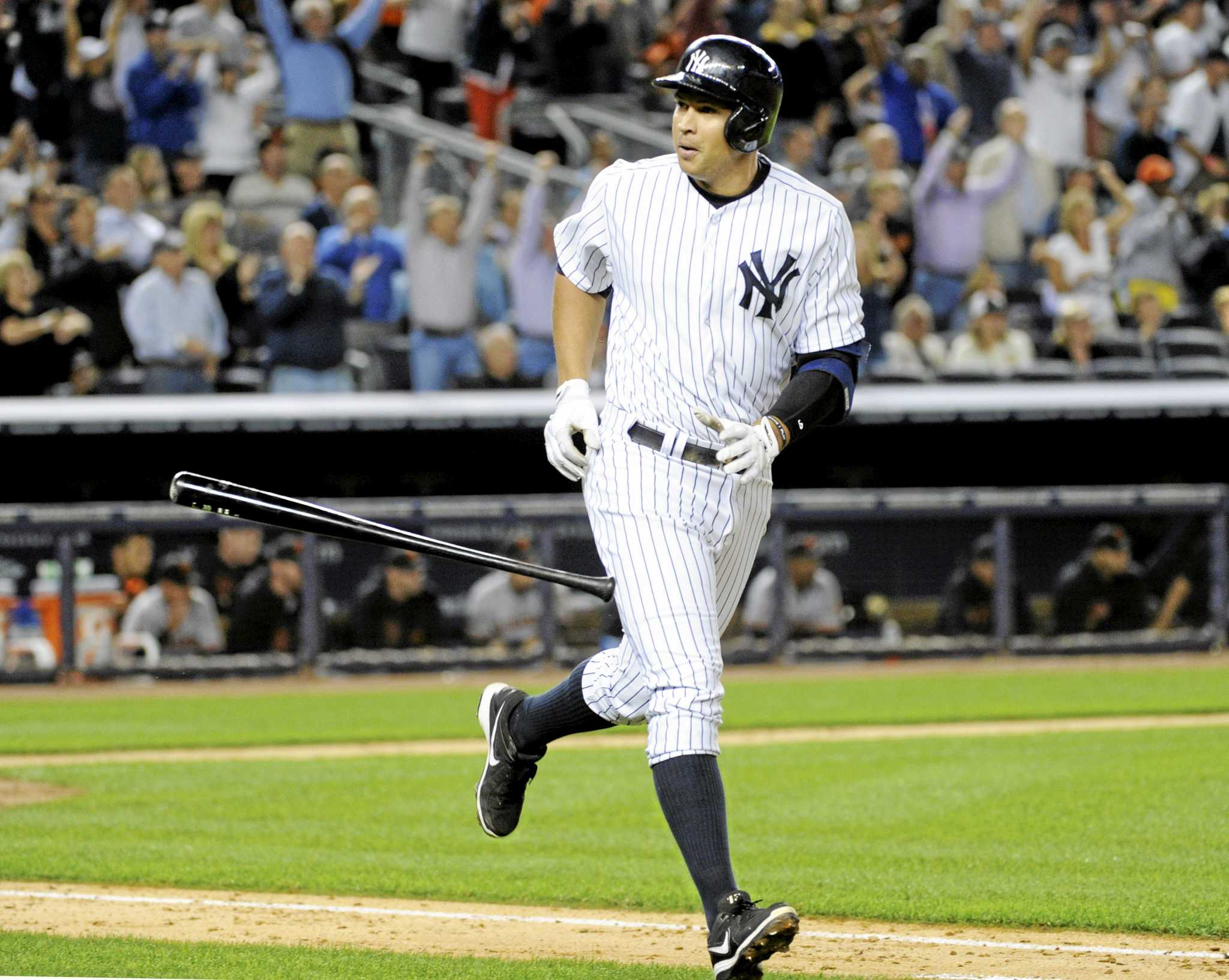 A-Rod sets slam record in Yankees’ win over Giants