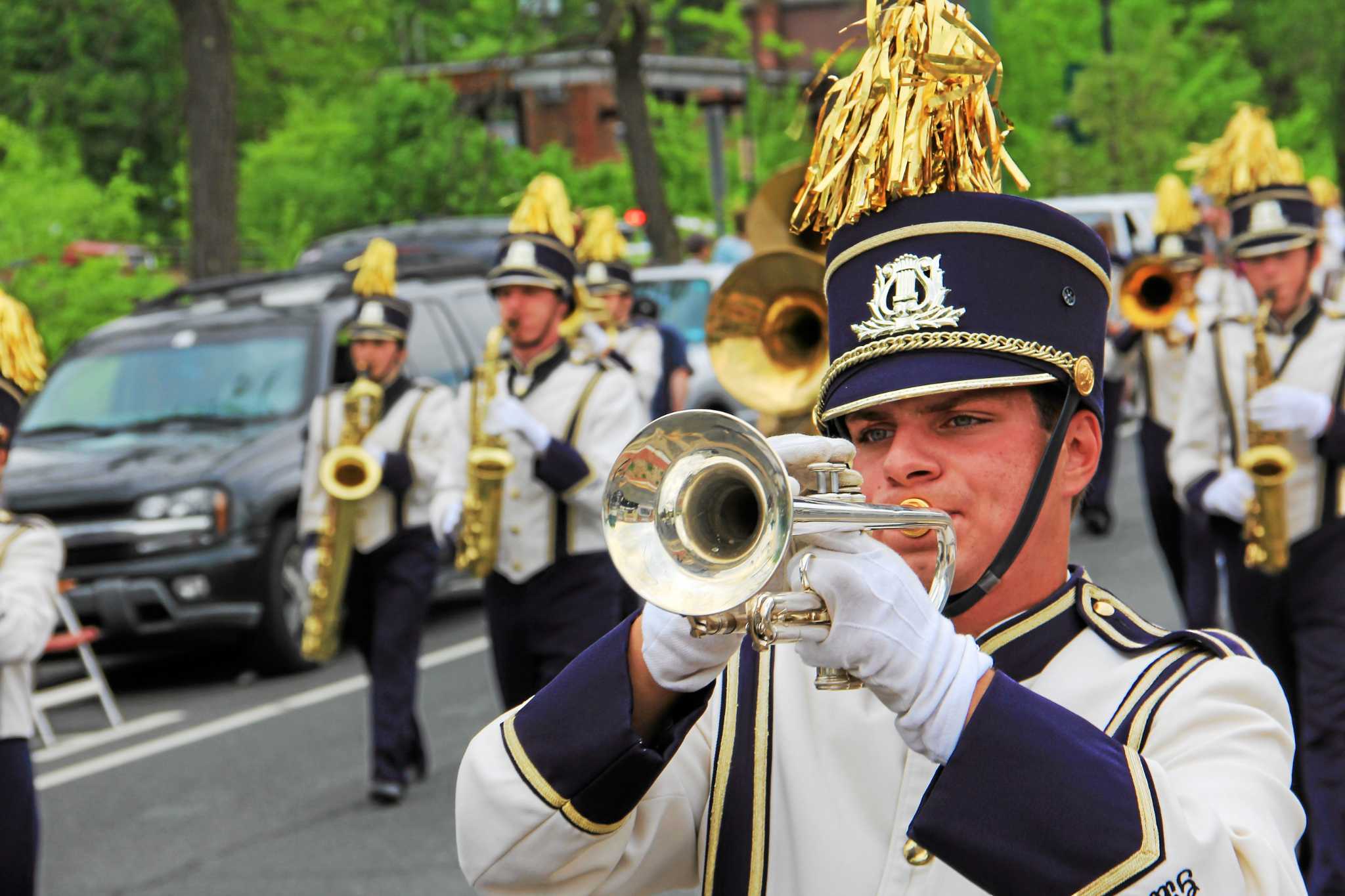 Crowds line Main Street for Winsted parade