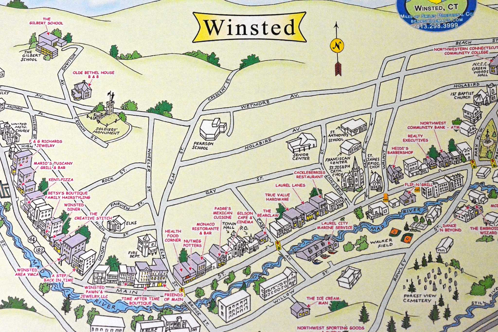 Free tourist maps in the works for Winsted