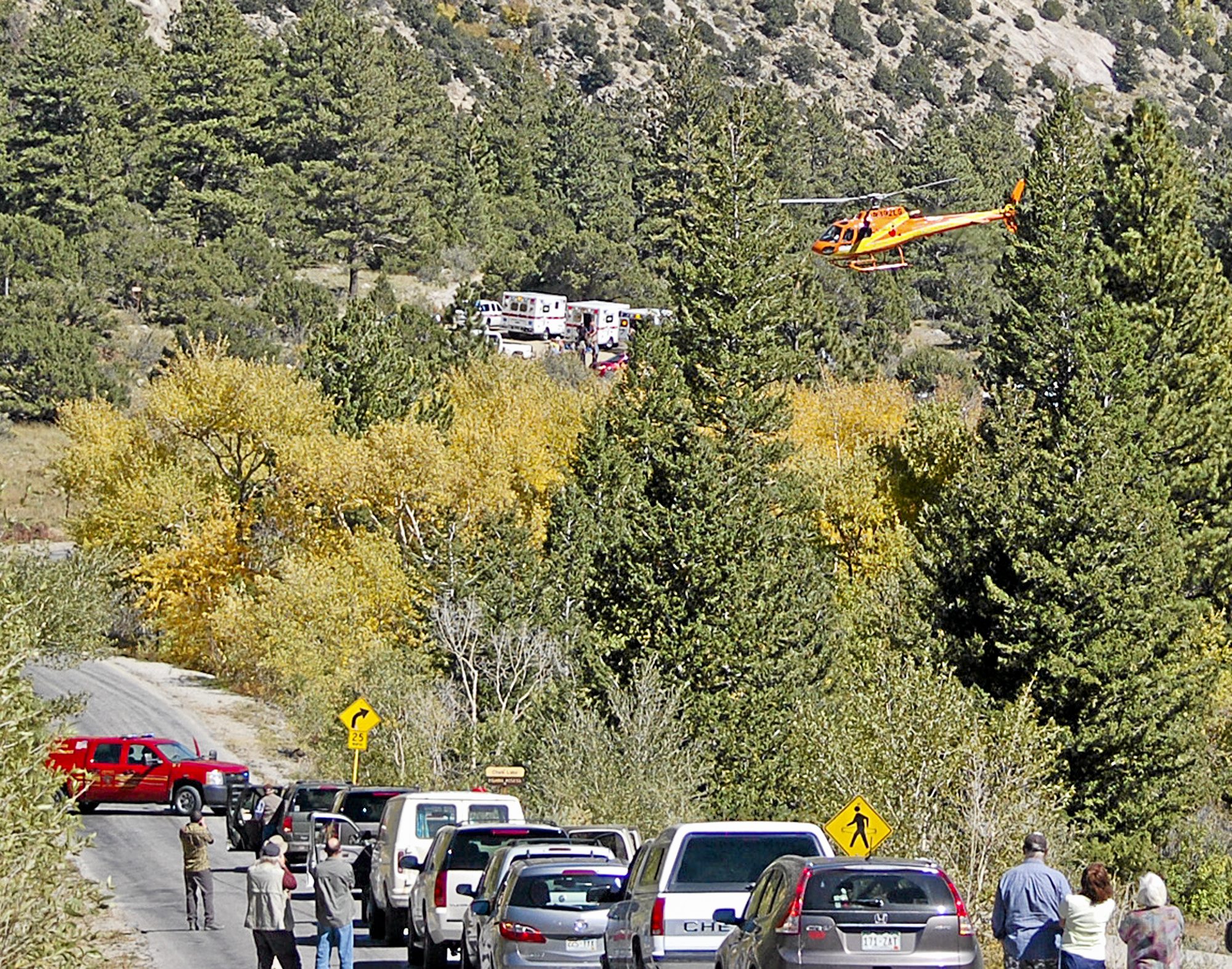5 hikers killed by Colorado rock slide along easy trail