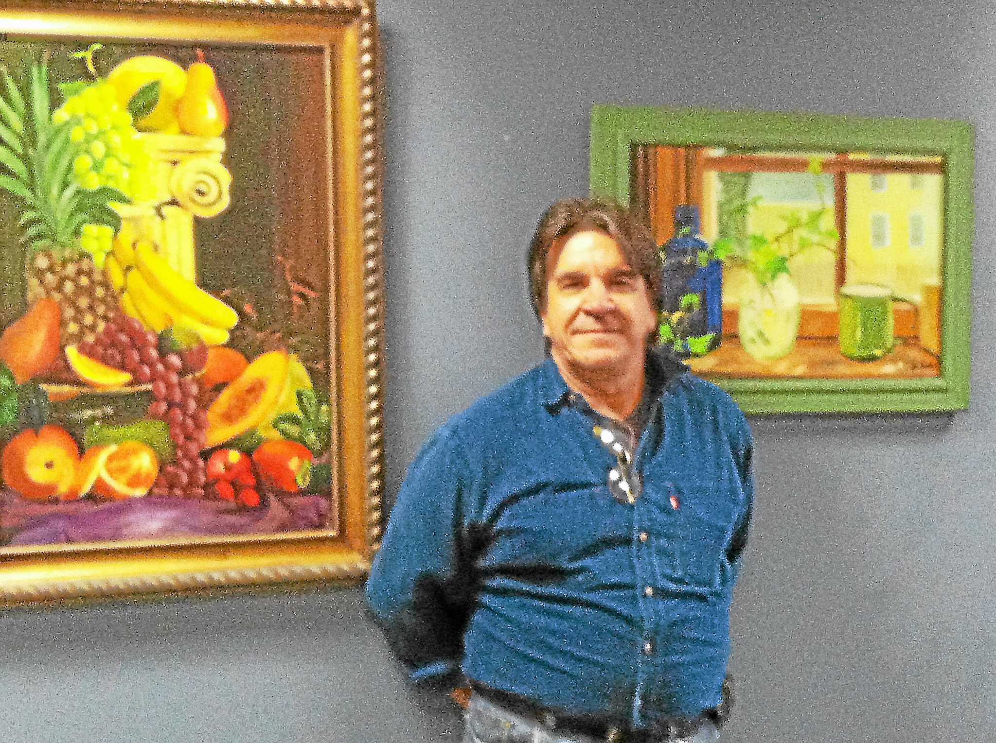 Local painter’s work on display at Newsroom Cafe