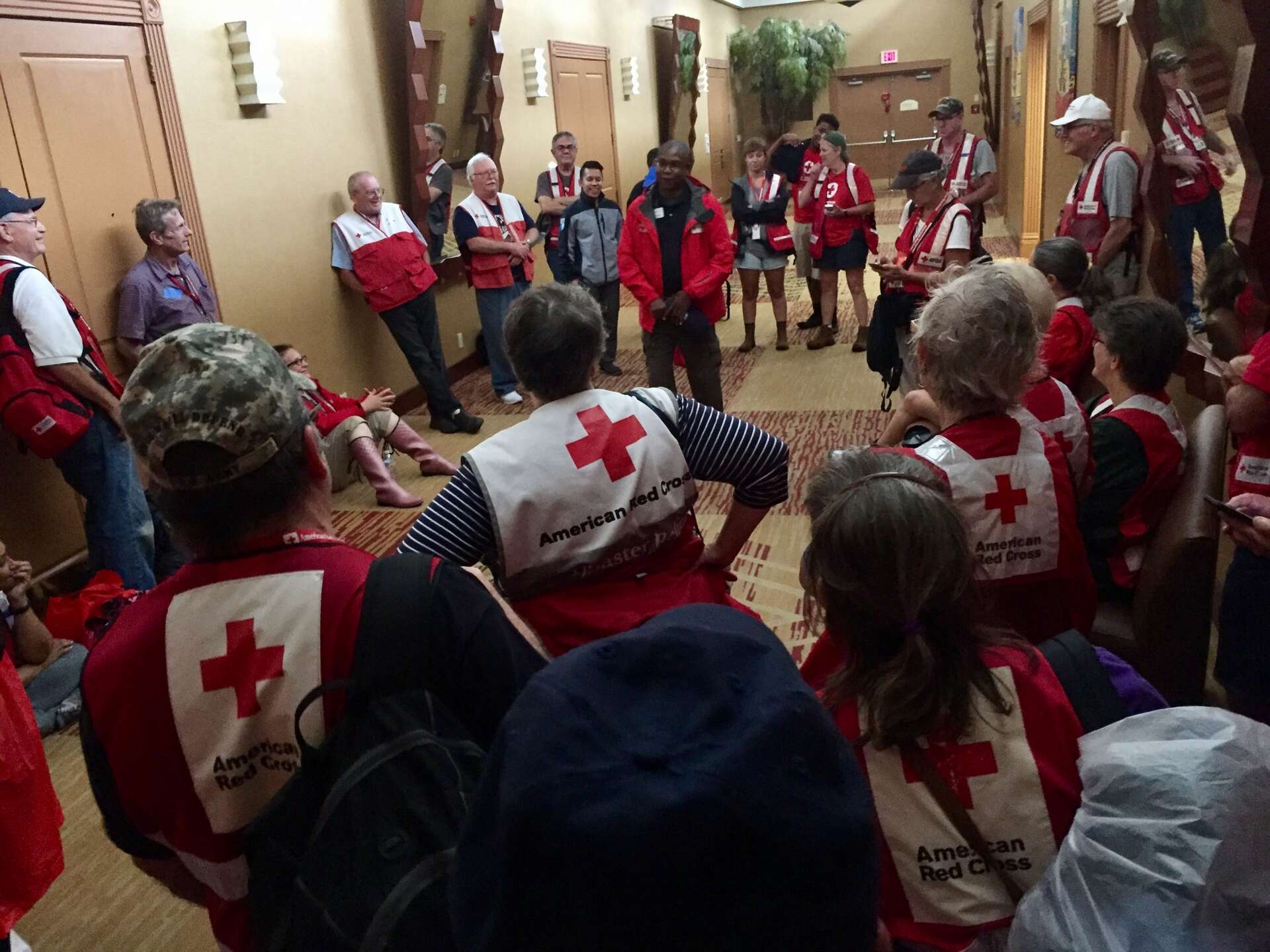 Red Cross volunteers deploying slowly, with conditions too dangerous to ...