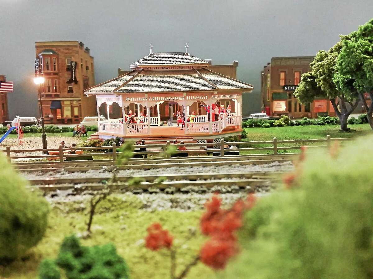 Old train stations on display during show in Torrington