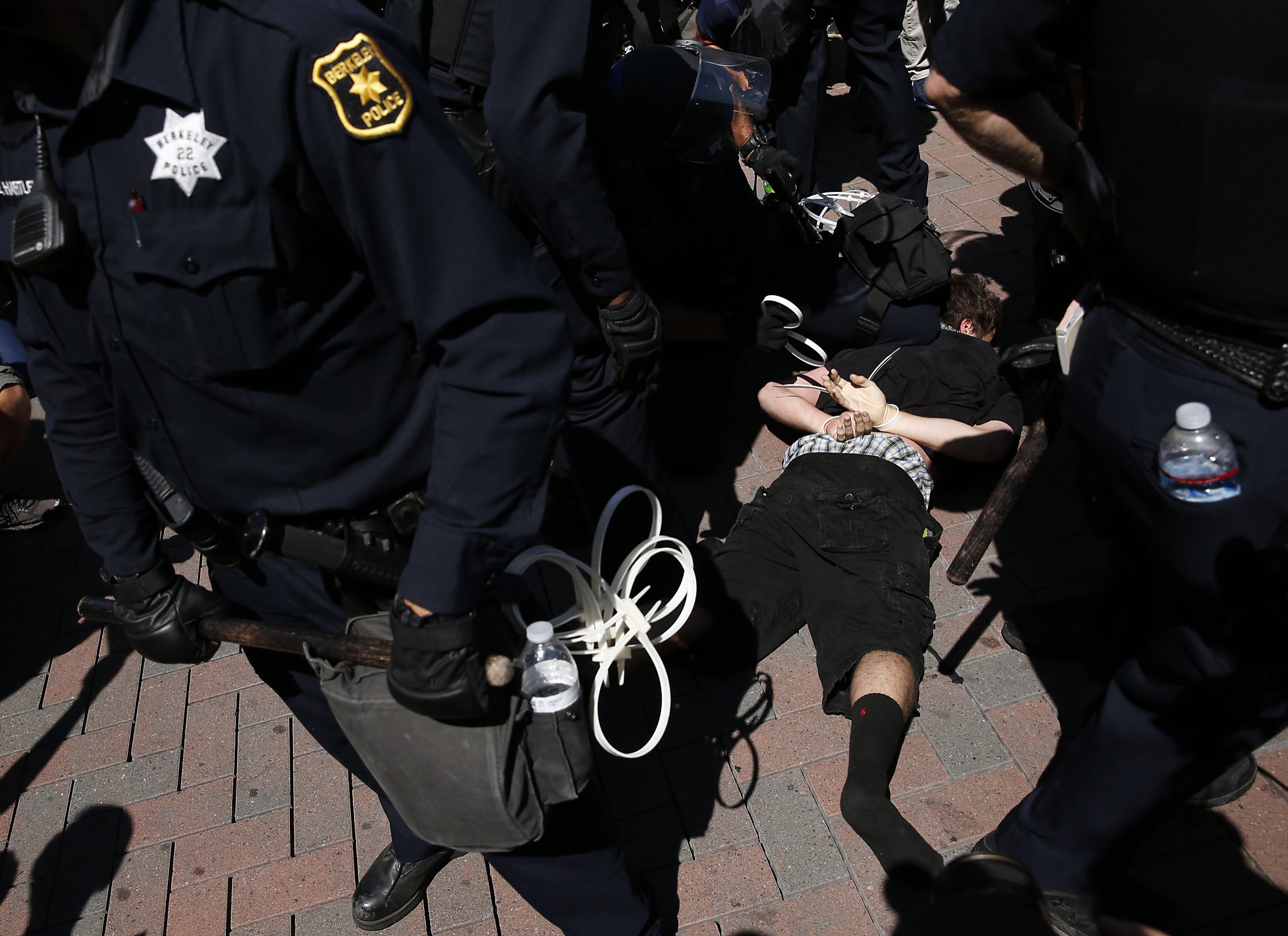 Berkeley police identify 13 people arrested amid violence at right-wing ...