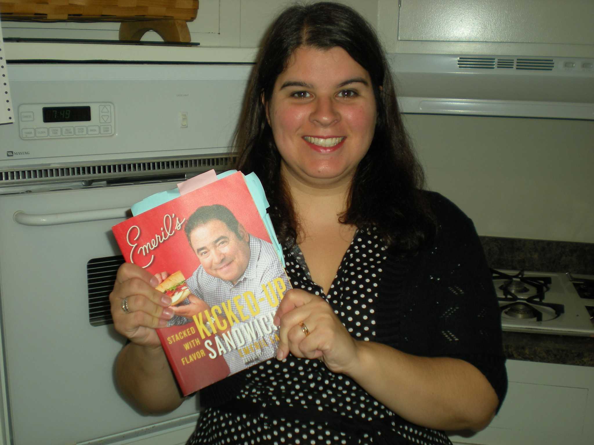 Torrington cook, blogger Carrie Vibert creating sandwiches for Emeril ...