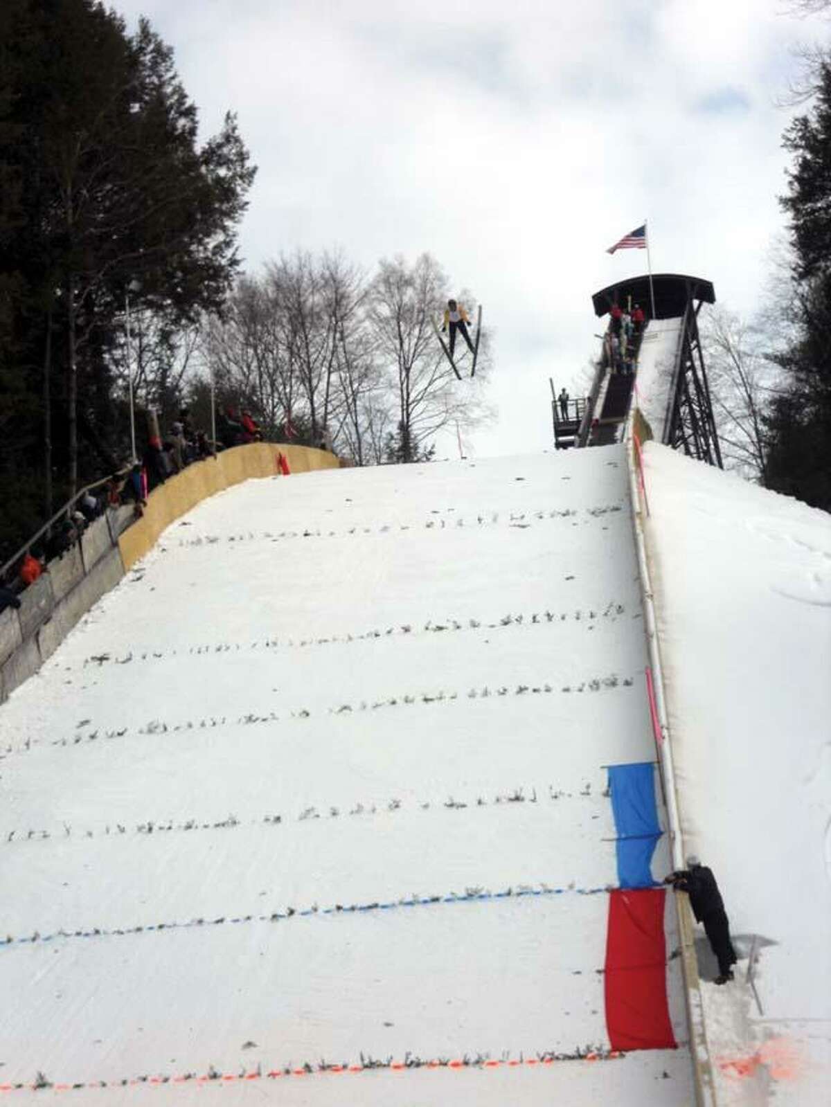 Ski jumpers compete in 85th Jumpfest in Salisbury