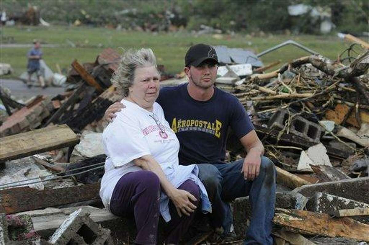 Tornado Aftermath Hug