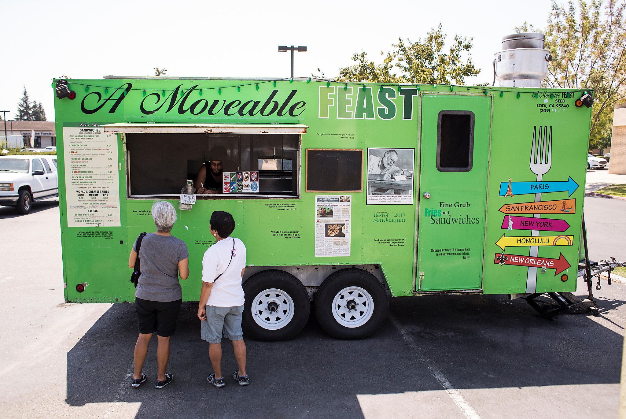 A Moveable Feast truck serves up unique dishes