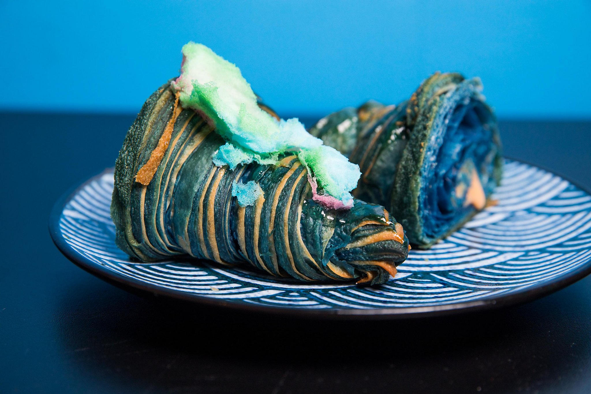 Who is Baker Doe and why are they making blue croissants?